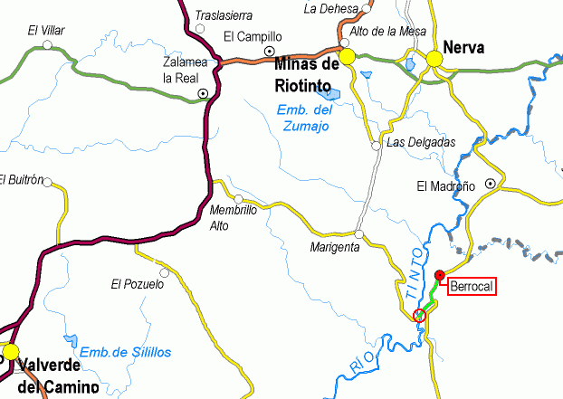 MAPA DE NERVA – TourNerva